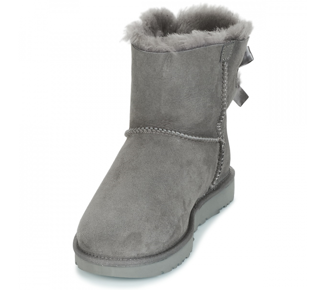ugg mini bailey bow grey 1016501