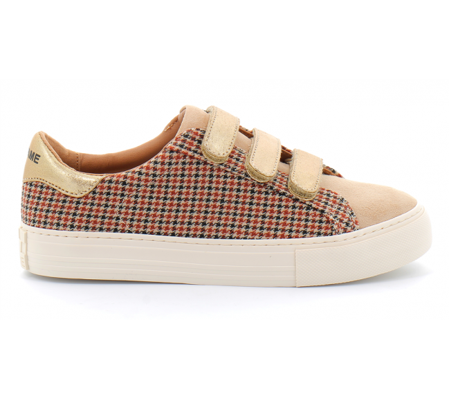 Baskets mode pour Femme ARCADE STRAPS nora/suede kngd-ag04-ay chestnut/nude